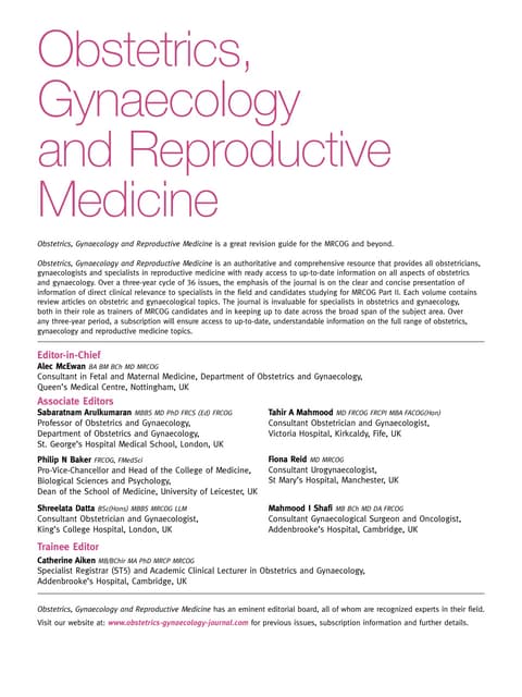 Gynae mcq | PDF | Pregnancy | Reproductive Health