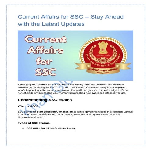 Current Affairs for SSC – Stay Ahead with the Latest Updates.pdf