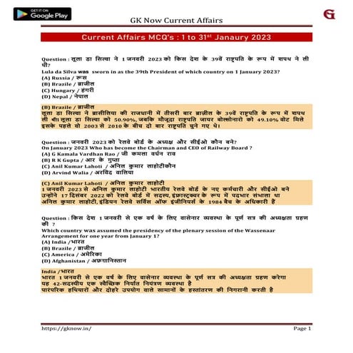 Current Affairs MCQ 1 to 31 january 2023.pdf