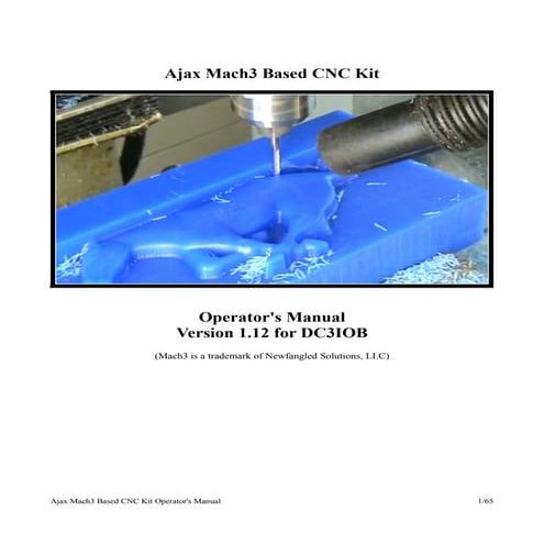 Current ajax mach3_operator_manual | PDF