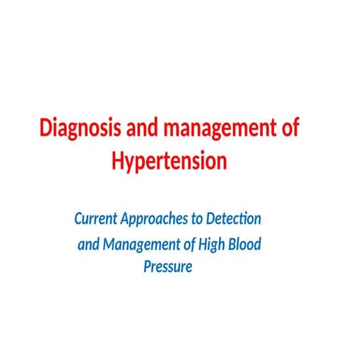 current approach to hypertension managment . م.pptx