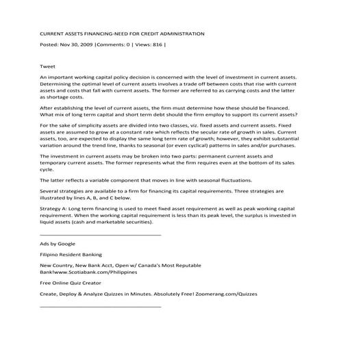 Current assets financing | DOCX