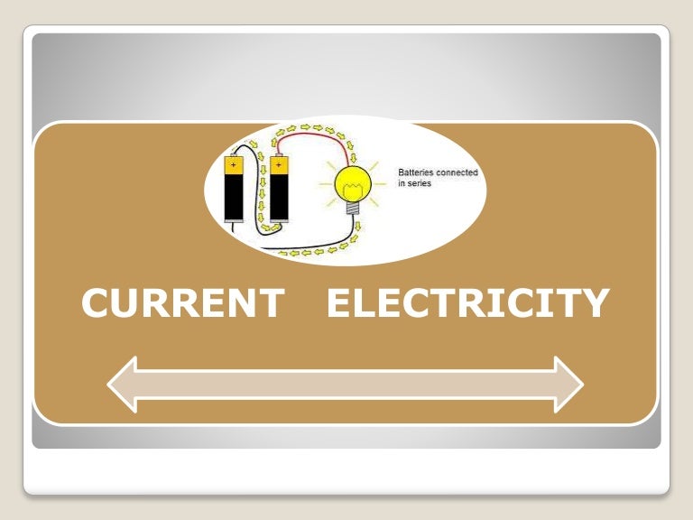Current electricity