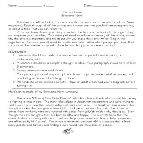Vet current event format | PDF