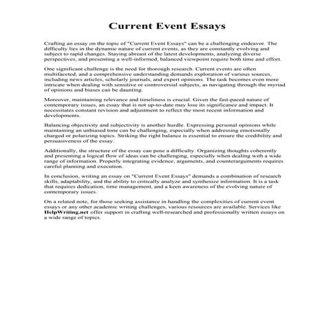 Current Event Essays.pdf