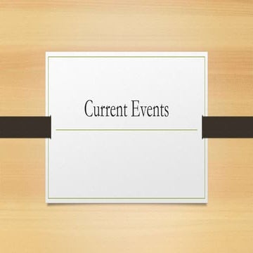 Current event example | PPT