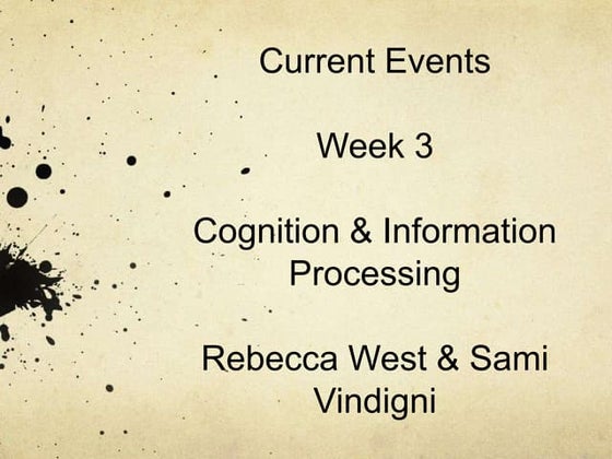 Information processing learning theory | PPTX