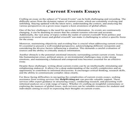 Current Events Essays.pdf