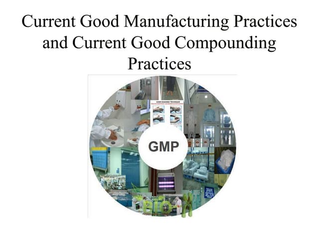 Basics of FDA GMP Training | PPT