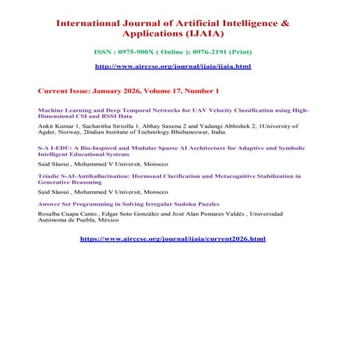 Current Issue - January 2026, Volume 17, Number 1.pdf