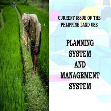 Comprehensive Land Use Planning | PDF