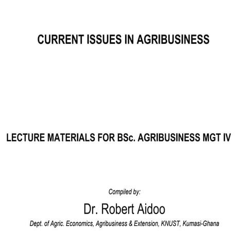 Current issues | PPT