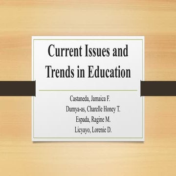 Current Trends and Issues in education.pptx