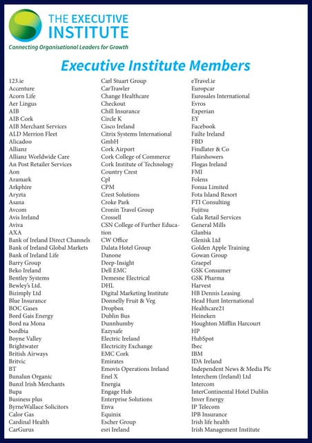 Executive Director Masterclass | PDF