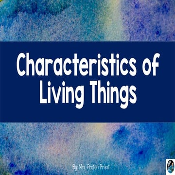 Current pdf Slideshow Characteristics of Living Things.pdf