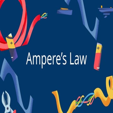 Current, Resistance, and Voltage Education Presentation in Dark Blue ...