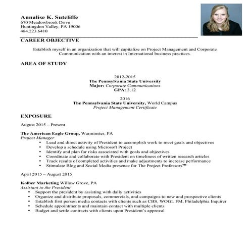 Current resume | PDF