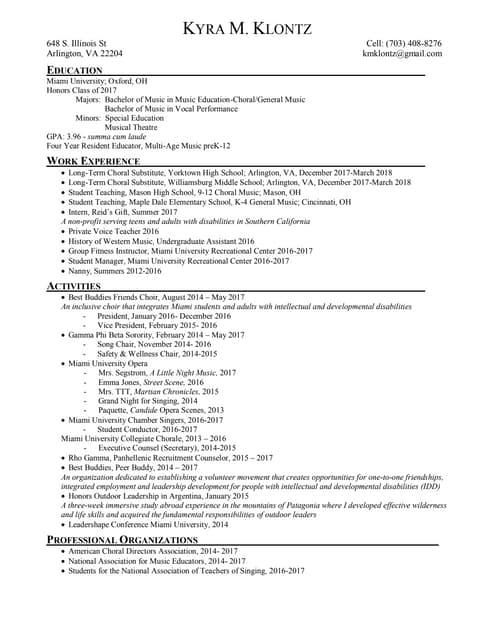 resume updated | DOCX