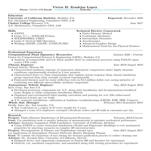 Current resume | PDF