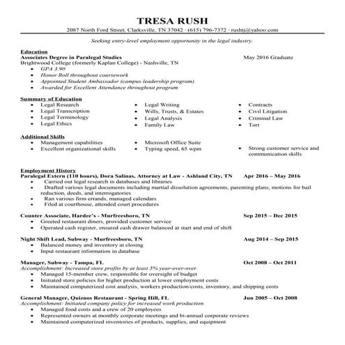 Jeanne Ferguson's Resume CURRENT 2016 | DOCX