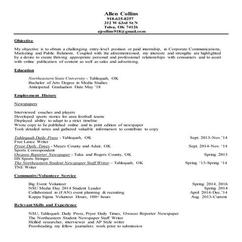 Kristen L. Powers Resume August 2016 | DOCX