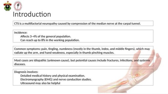 Carpal tunnel syndrome surgical approach.pptx