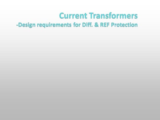Restricted Earth Fault(REF) Protection.pptx