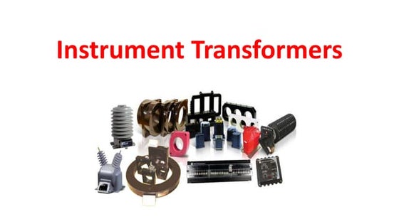Instrument transformer CT & PT | PPT