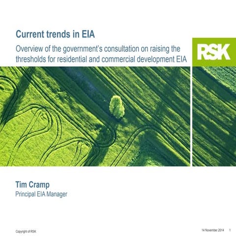 Current trends in EIA | PPTX