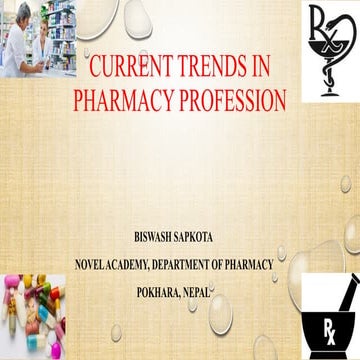 Current trends in pharmacy profession | PPTX