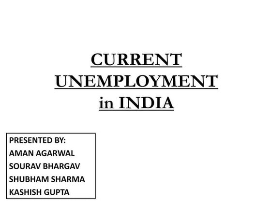 Unemployment | PPT