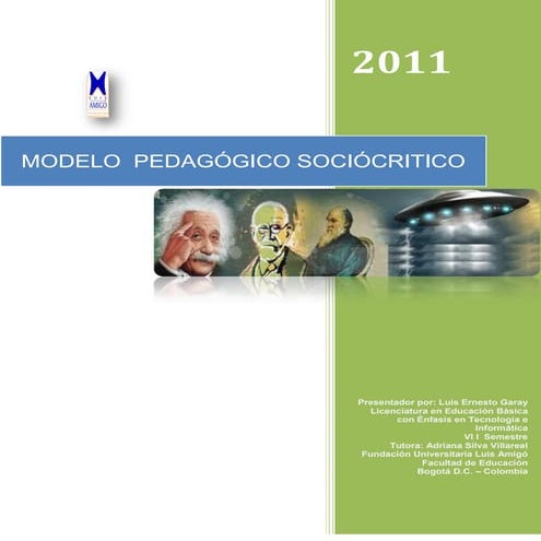 Curricular modelo pedagógico sociocritico | PDF