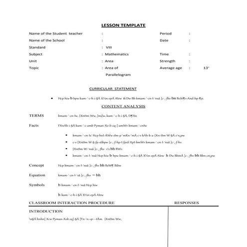 LESSON TEMPLATE | DOCX