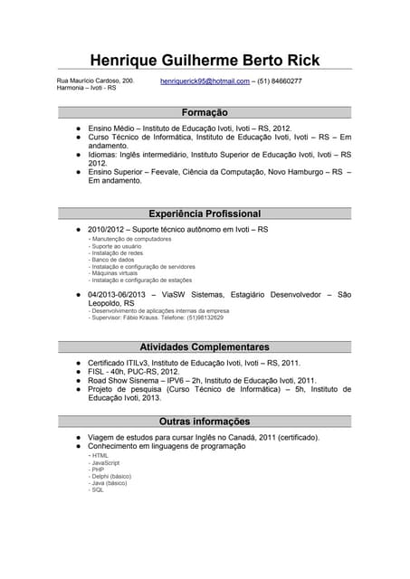 Curriculo pronto-3 | PDF