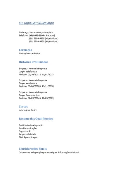 Curriculo pronto-3 | PDF