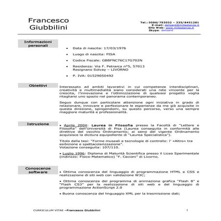 Curriculum and Portfolio | PDF | Computing | Technology & Computing