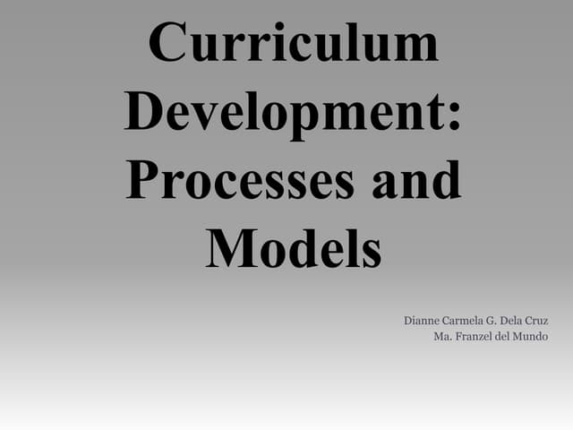 WHEELER Cyclical Model of curriculum Process