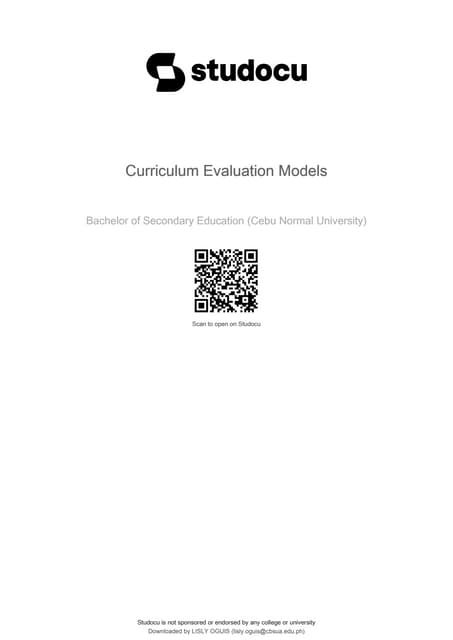 Stakes Model Of Curriculum Evaluation Ppt