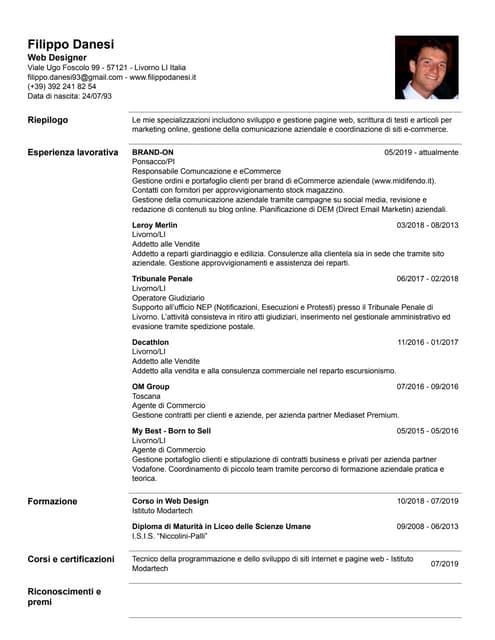CV GLORIA VEZZOSI | PDF