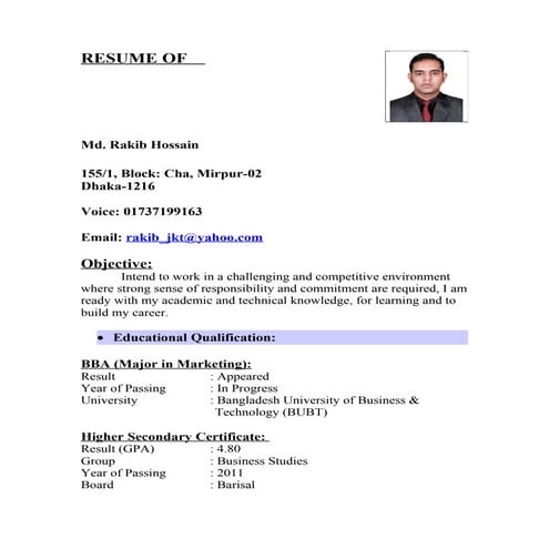 Curriculum vitae-cv | PDF