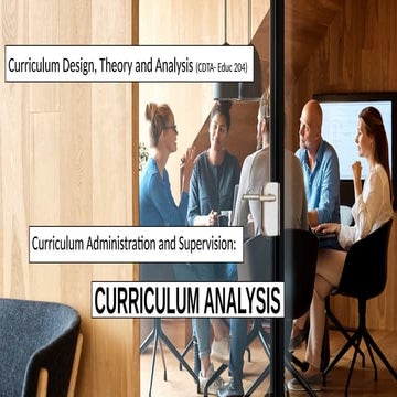 Curriculum analysis CURRICULUM ANALYSIS CURRICULUM ANALYSIS.pptx