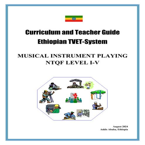 Curriculum and Teacher Guide including Musical Instrument Playing, Muda ...