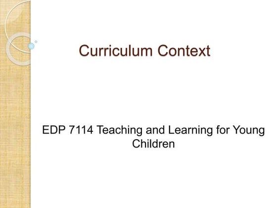 Skilbeck model of curriculum development | PPTX | Professional School | Postgraduate Education