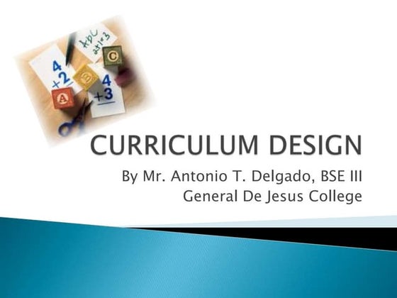 Dimensions of curriculum design | PPT