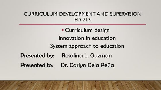 Curriculum Approach Report.pptx