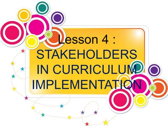 IMPLEMENTING THE CURRICULUM AS A CHANGE PROCESS | PPT