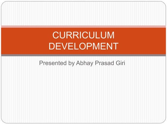 Curriculum | PPT