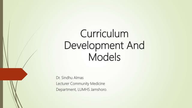 Wheeler Model of Curriculum Development | PDF