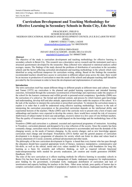 IMPACT OF TEACHER CHARACTERISTICS ON STUDENTS ACADEMIC PERFORMANCE IN PUBLIC SECONDARY SCHOOLS | PDF