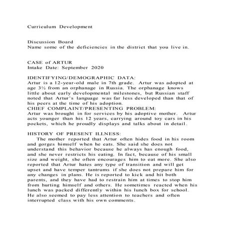 Full Psychological Report.Sample | DOCX